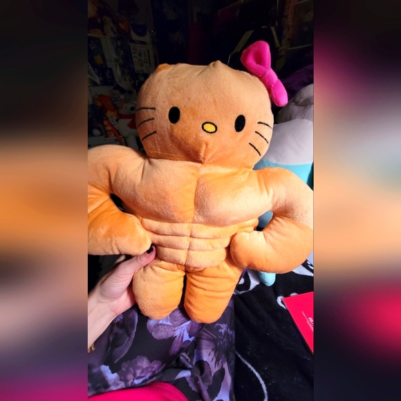 Hello Kitty | Toys | Hello Kitty Muscle Plush Super Cute | Poshmark